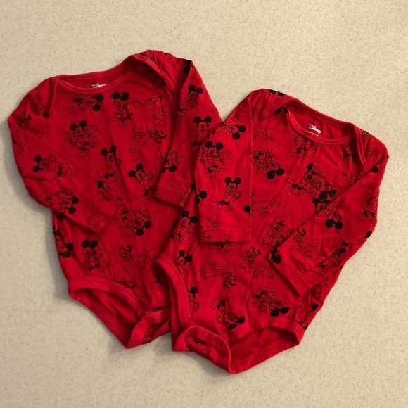 Disney Jumping Beans | One Pieces | Mickey Mouse Onesies 2 Mo 18 Mo ...